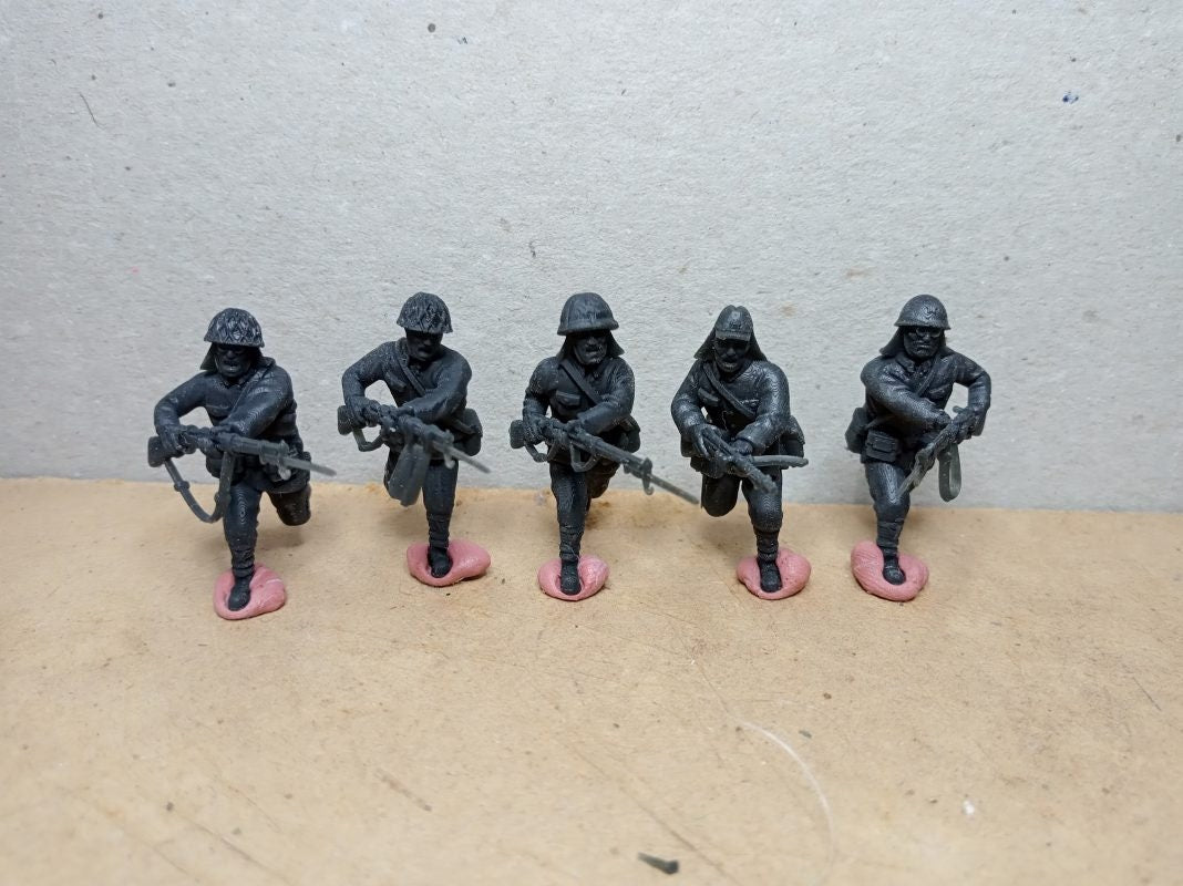 WWII Japanese Banzai Charge (5 models) Various Scales Historical Warga ...