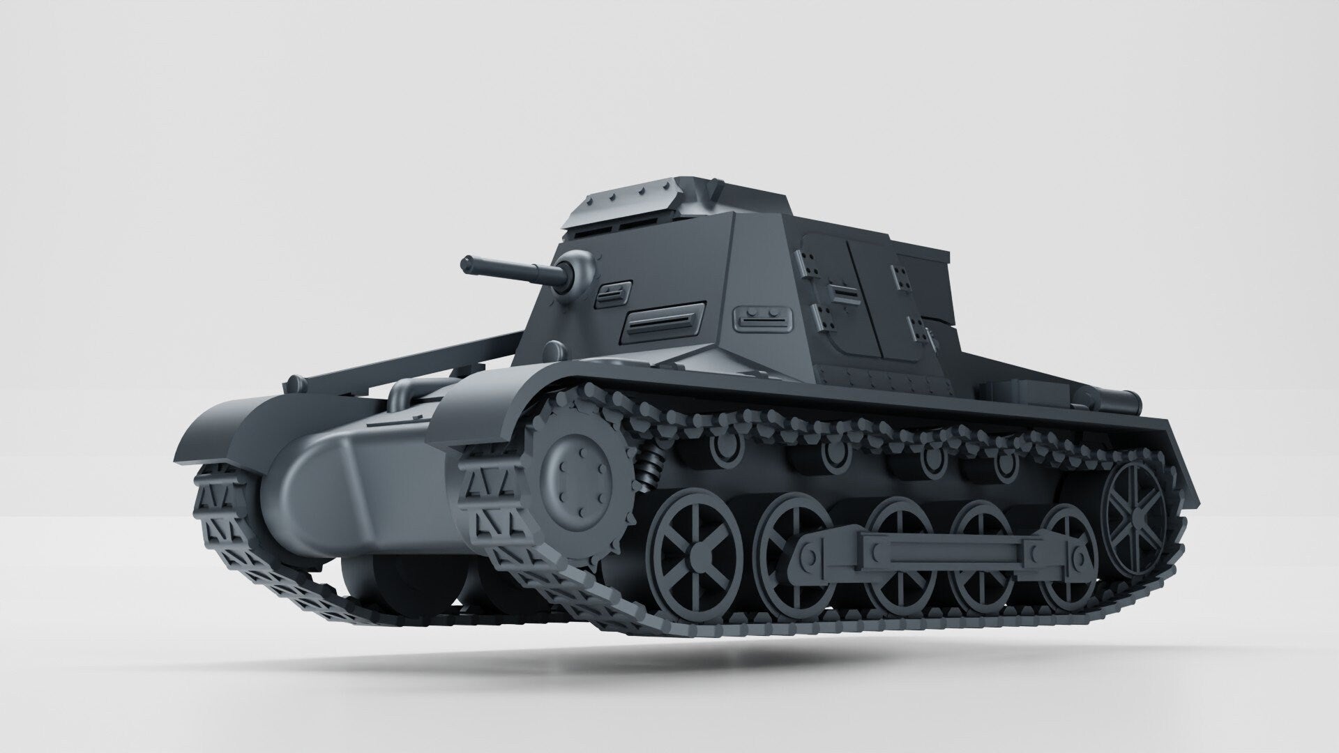 WWII German Command Tank Sd.Kfz. 265 Panzer I ausf B Late War Version ...